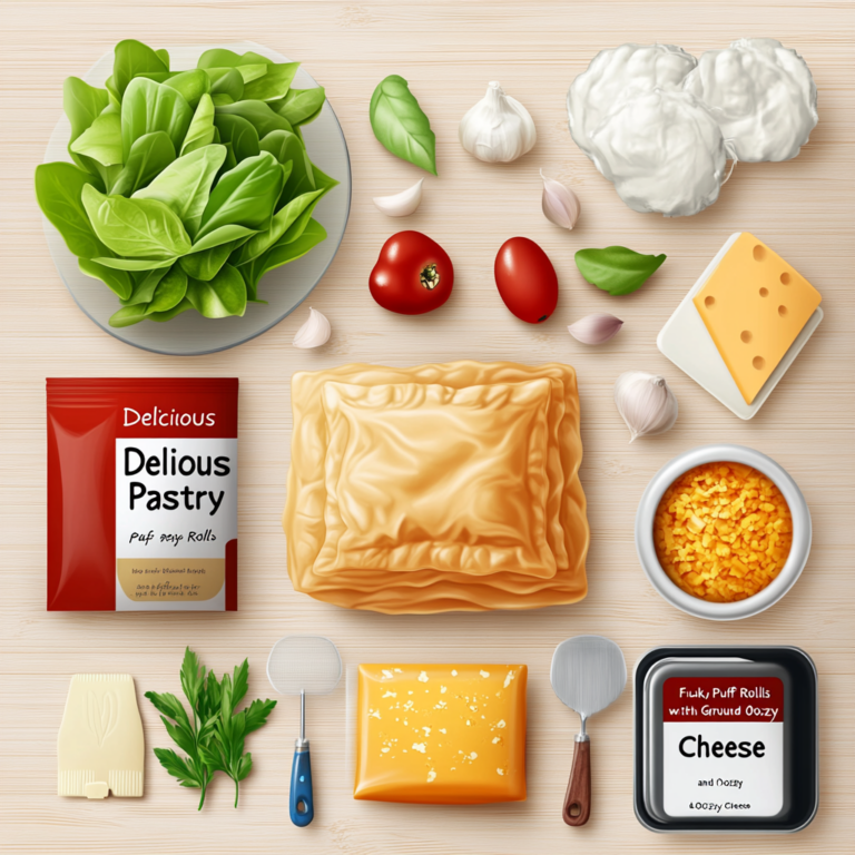 Delicious Flaky Puff Pastry Rolls with Ground Meat and Oozy Cheese ...