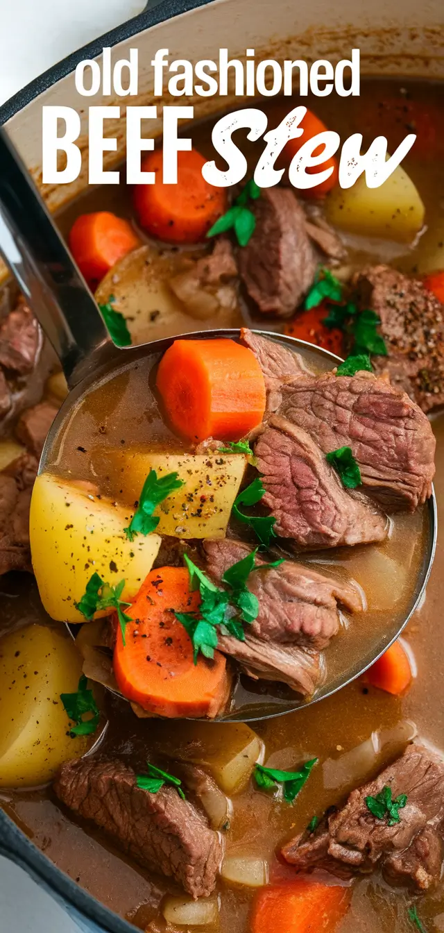 The Best Old Fashioned Beef Stew Recipe: A Complete Guide - thekitchengulp
