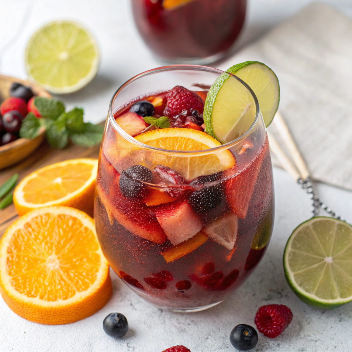 Blueberry Lemon Sangria Recipe - thekitchengulp