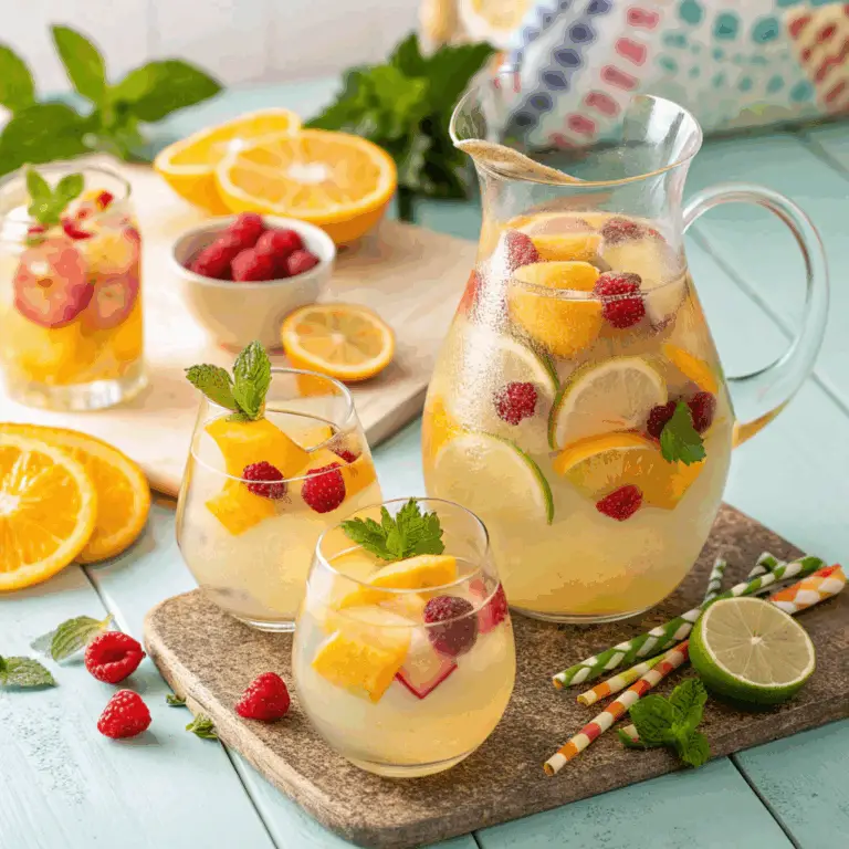 Moscato Peach Sangria Recipe - thekitchengulp