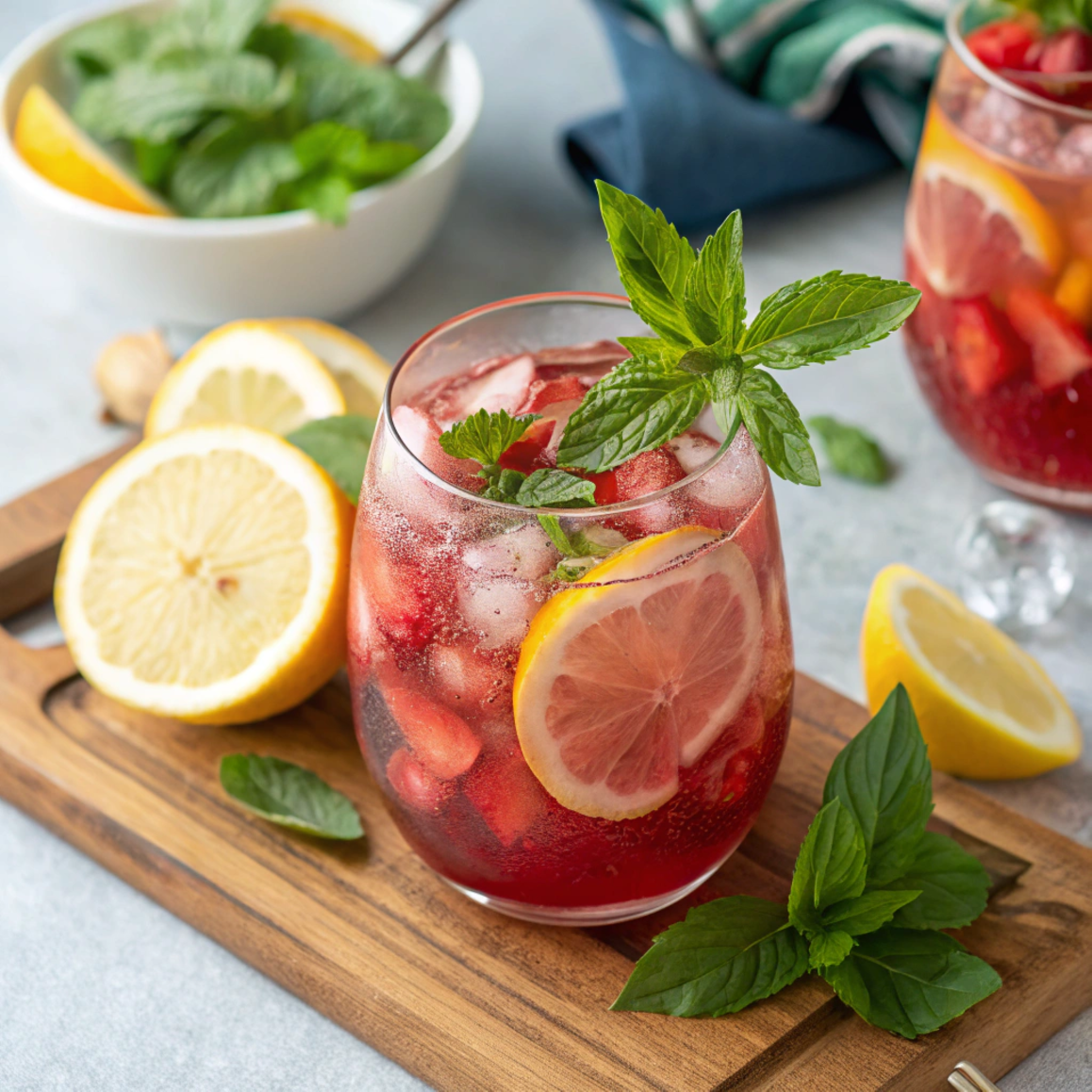 Blueberry Lemon Sangria Recipe - thekitchengulp
