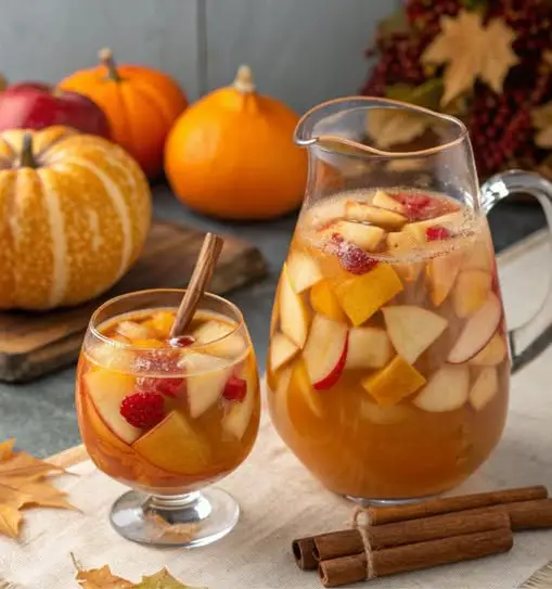 Pumpkin Spice Fireball Sangria Recipe - thekitchengulp