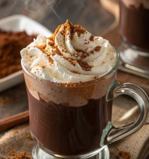 Bourbon Maple Hot Chocolate - thekitchengulp