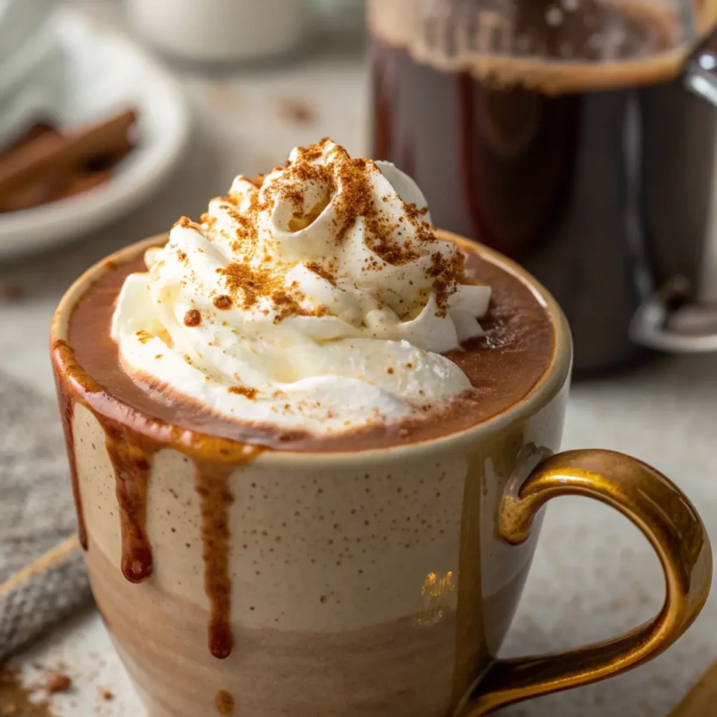 Bourbon Maple Hot Chocolate - thekitchengulp