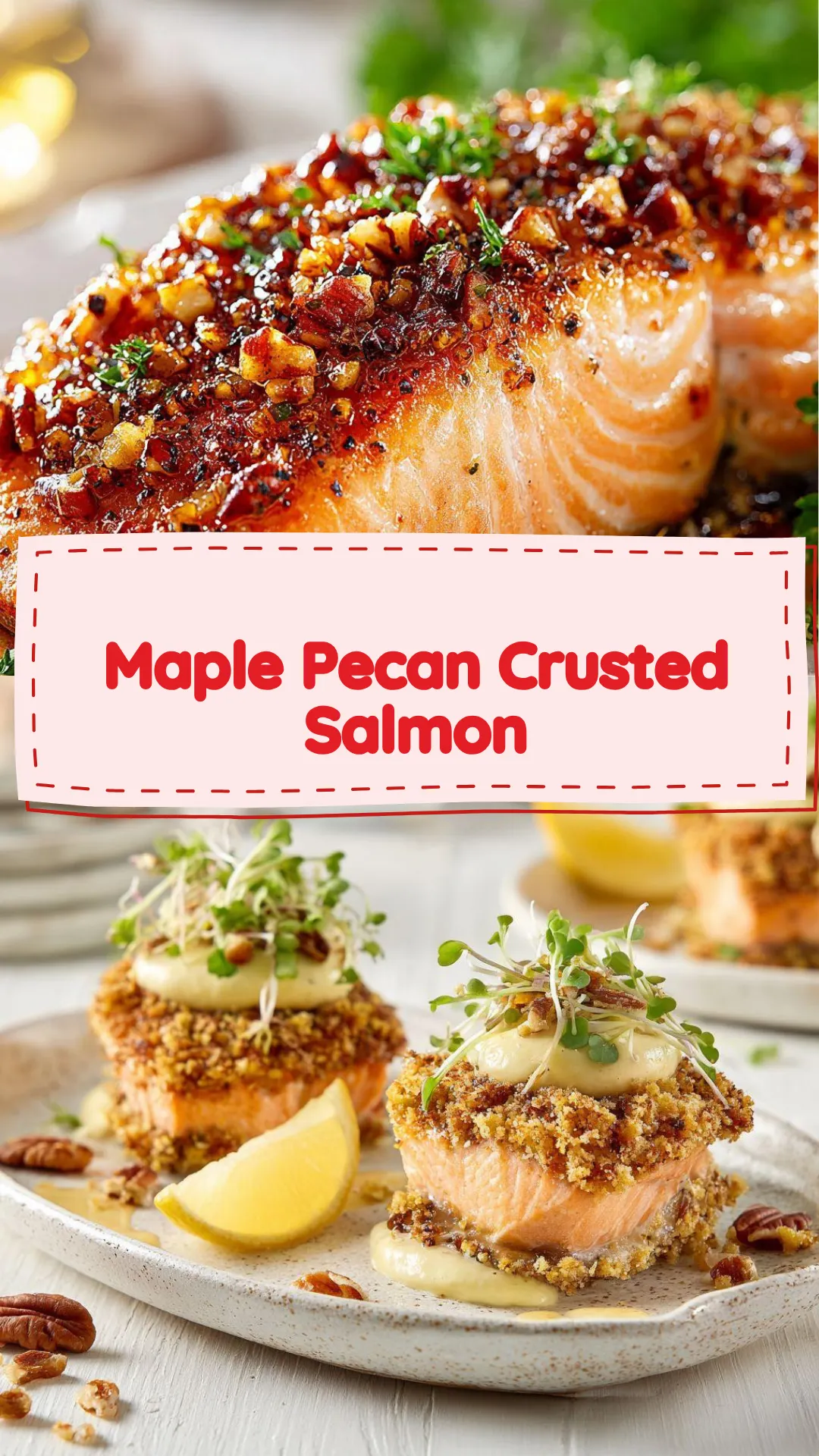 Maple Pecan Crusted Salmon: 7 Steps to the Ultimate Sticky Glaze ...