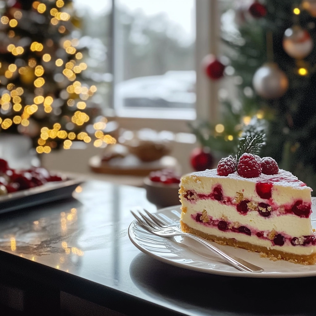 Raspberry Cheesecake - thekitchengulp