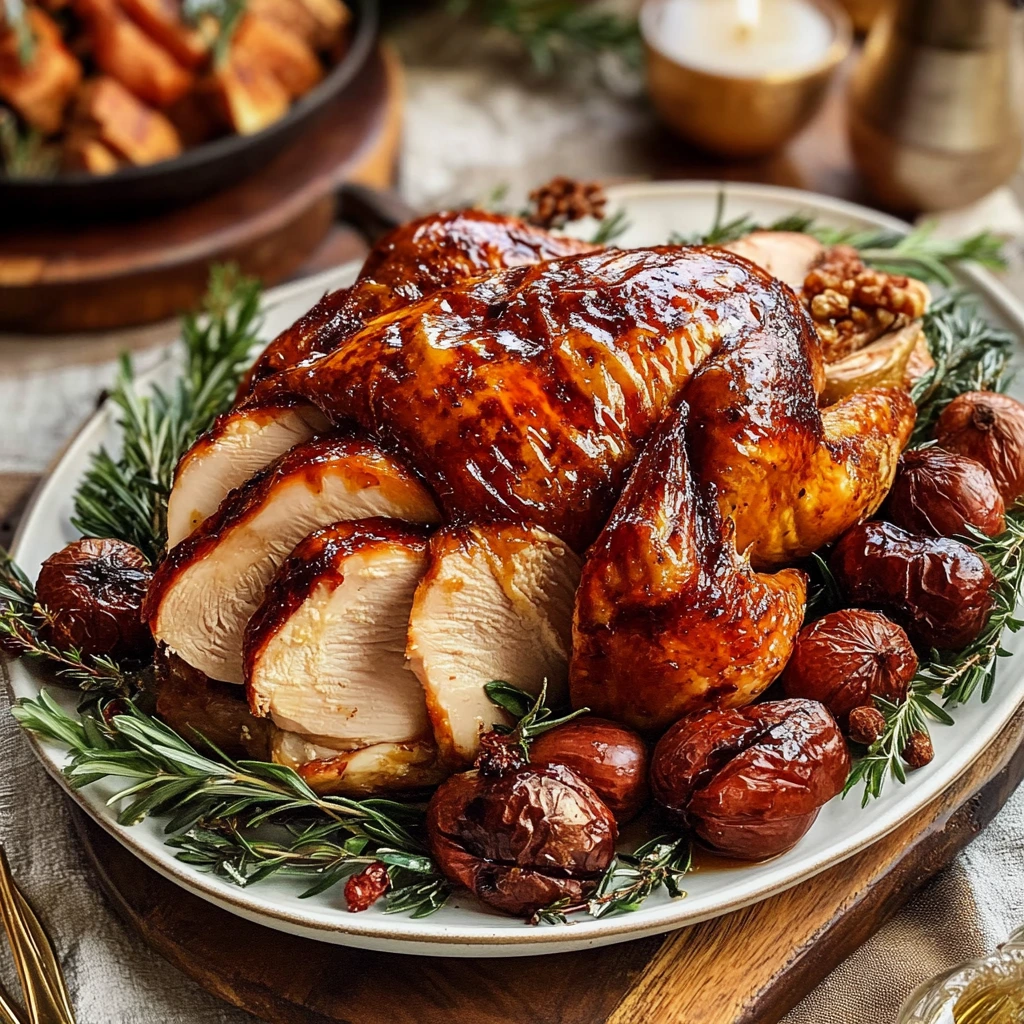 Maple-Butter-Glazed Turkey - thekitchengulp